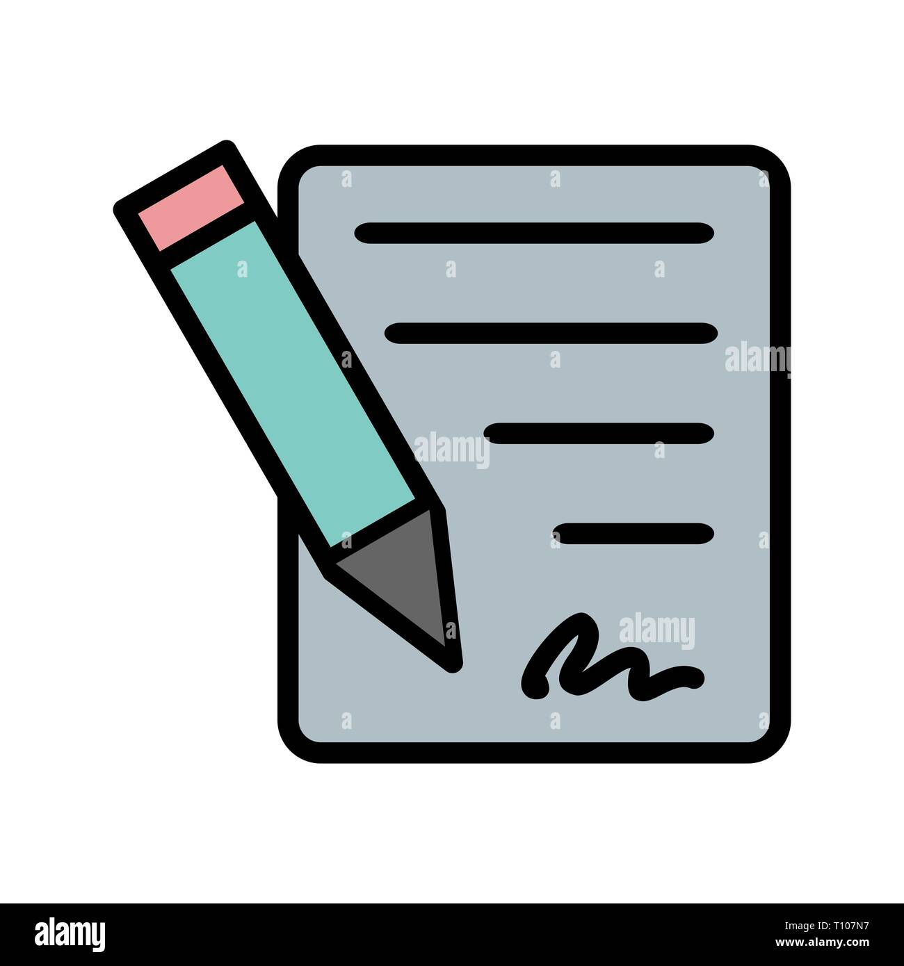 Affidavit icon hi-res stock photography and images - Alamy