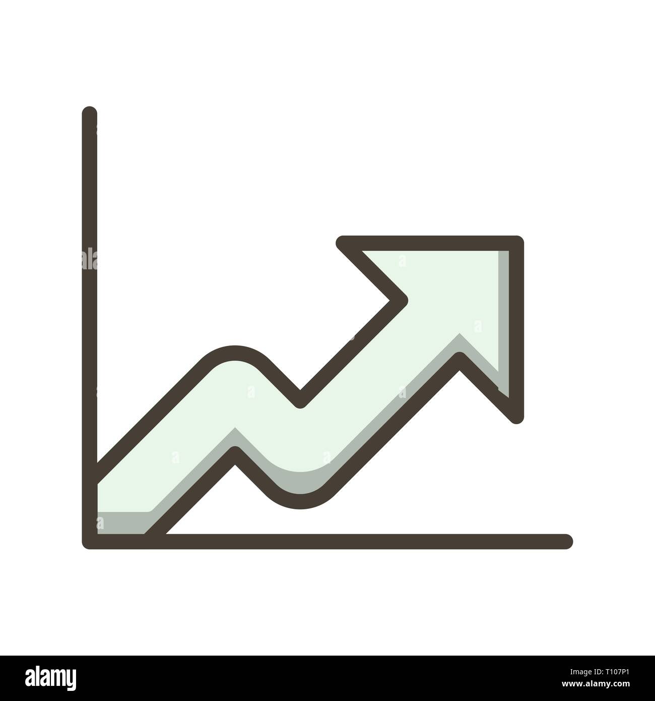 Illustration Growth Icon Stock Photo - Alamy