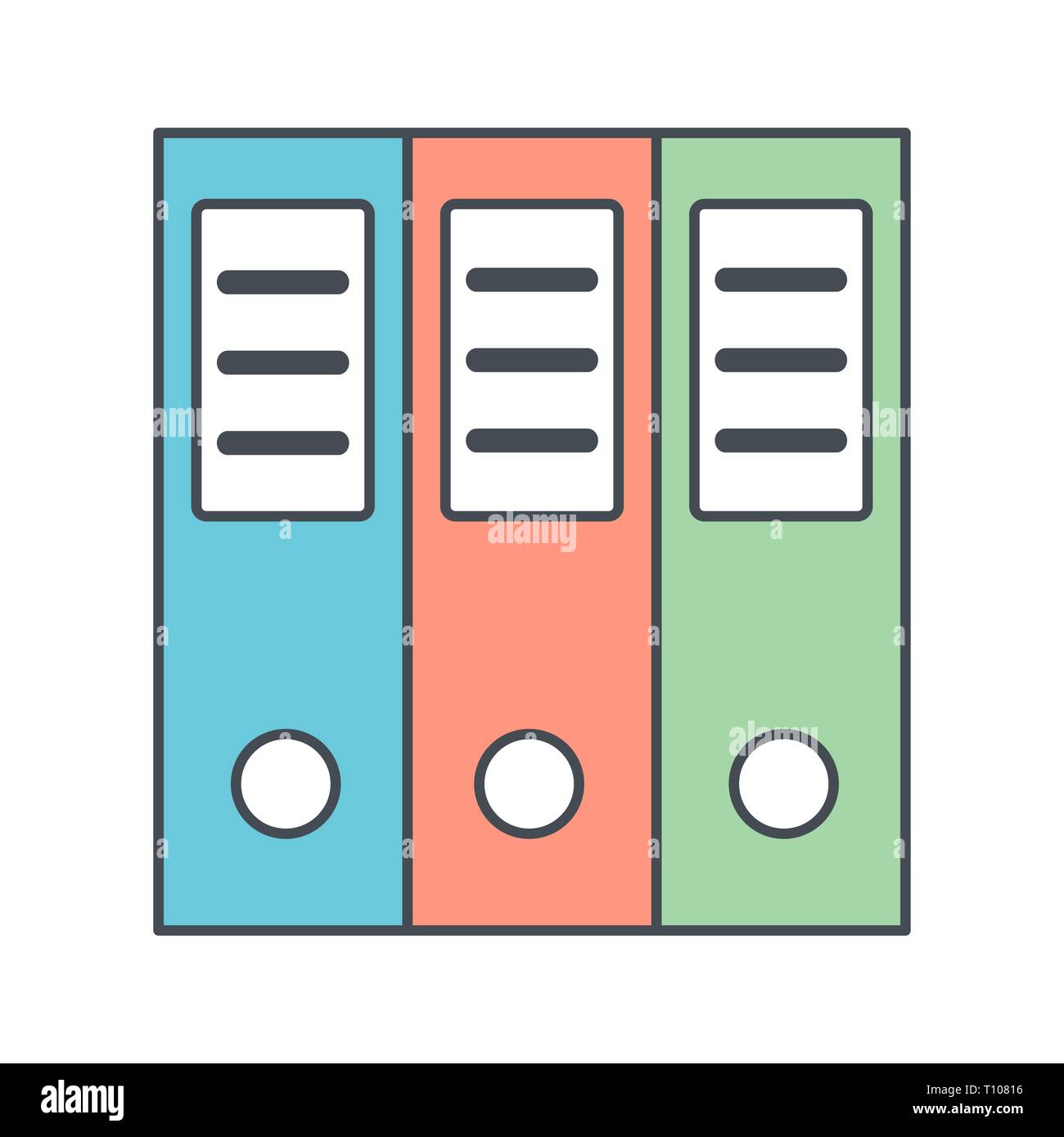 Illustration Files Icon Stock Photo - Alamy