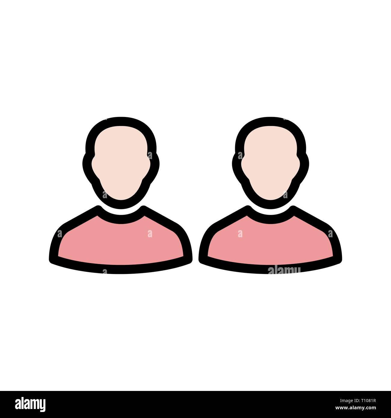 Illustration People Icon Stock Photo - Alamy