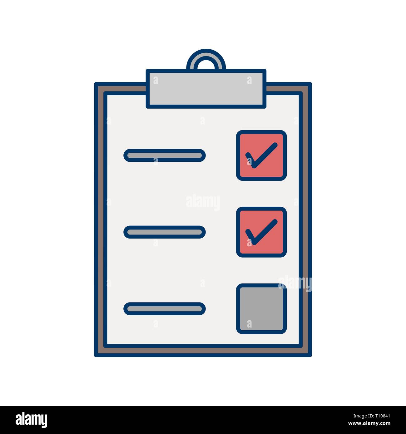 Illustration Task Icon Stock Photo - Alamy