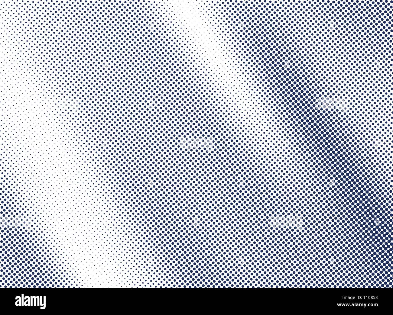 blue satin and silk cloth fabric crease background and texture halftone ...