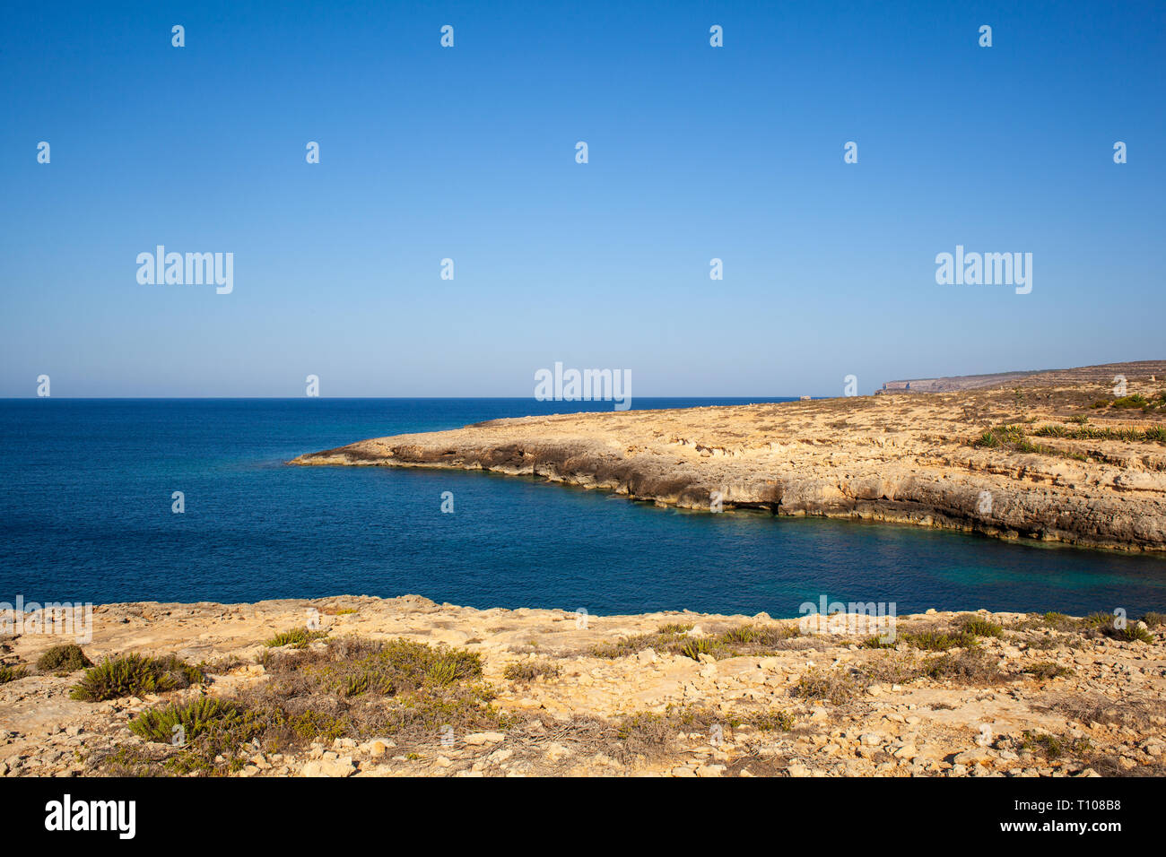 View of Cala Greca in the summer season, Sicily Stock Photo - Alamy
