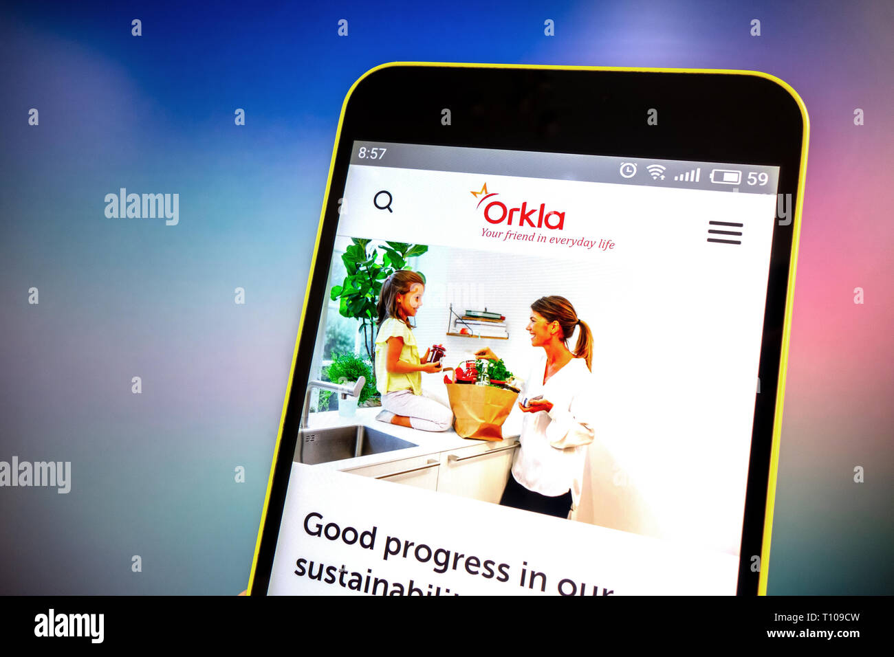 Orkla logo hi-res stock photography and images - Alamy