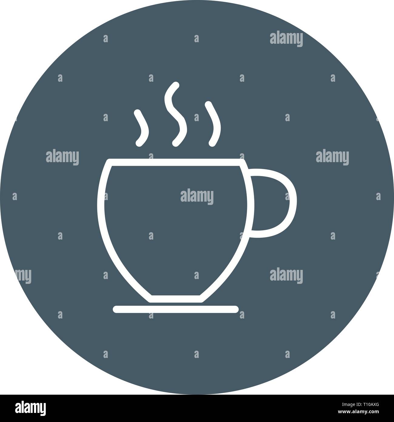 Vector Tea Icon Stock Photo - Alamy