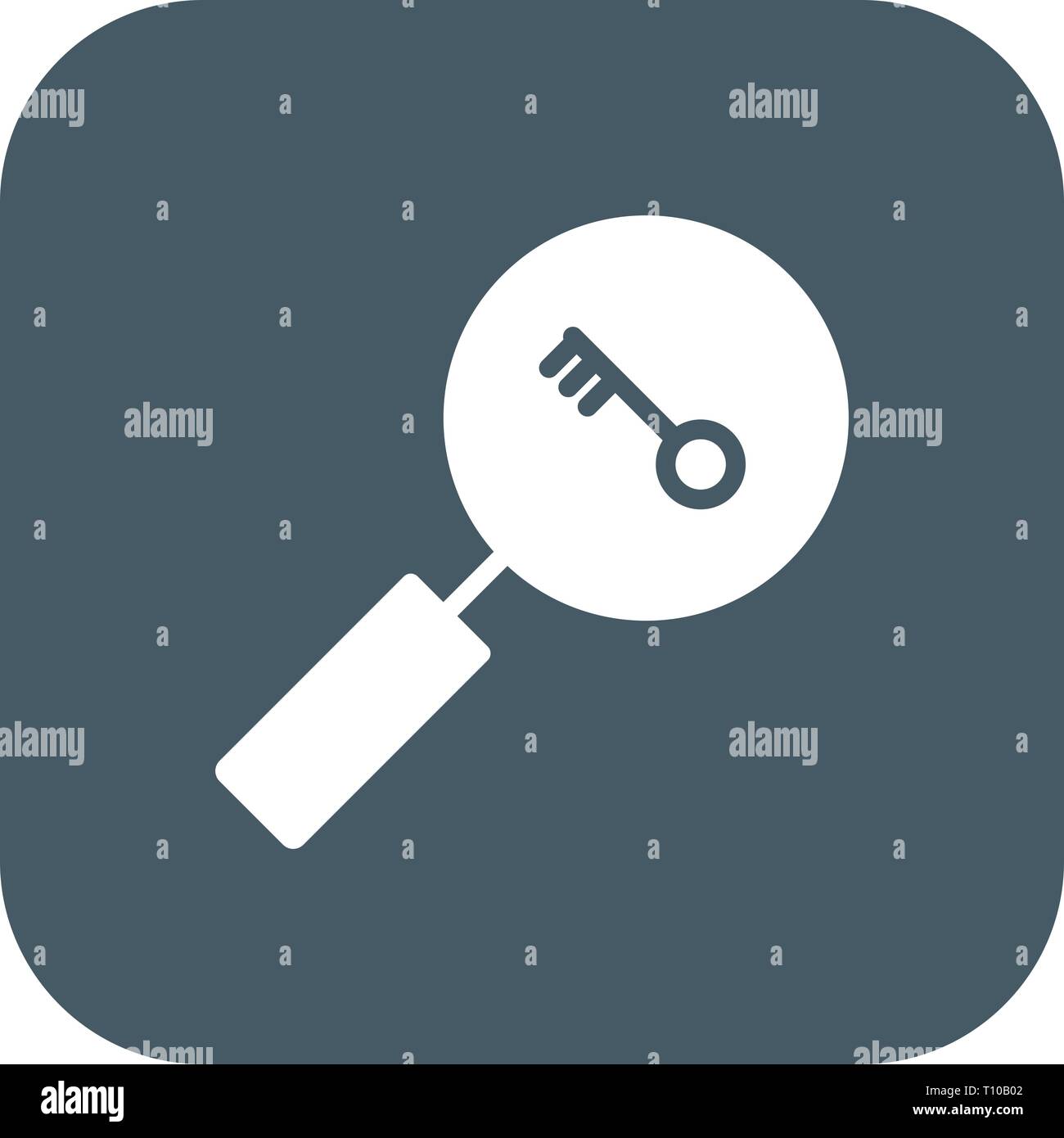 Vector Keyword Search Icon Stock Photo - Alamy