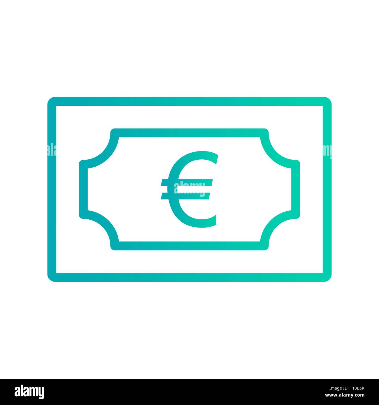 1 euro note Cut Out Stock Images & Pictures - Alamy