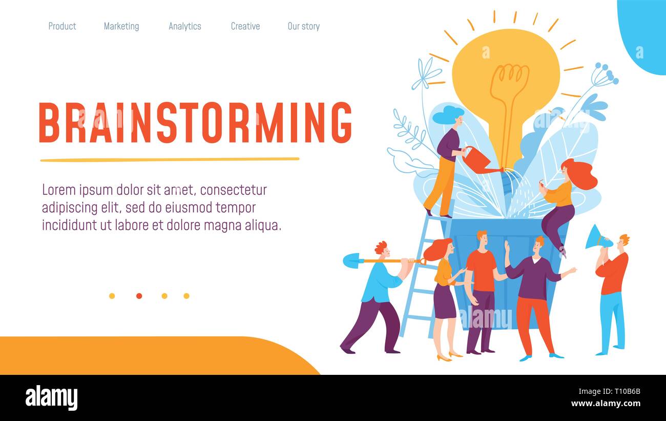 Woman thinking at work desk Stock Vector Images - Alamy