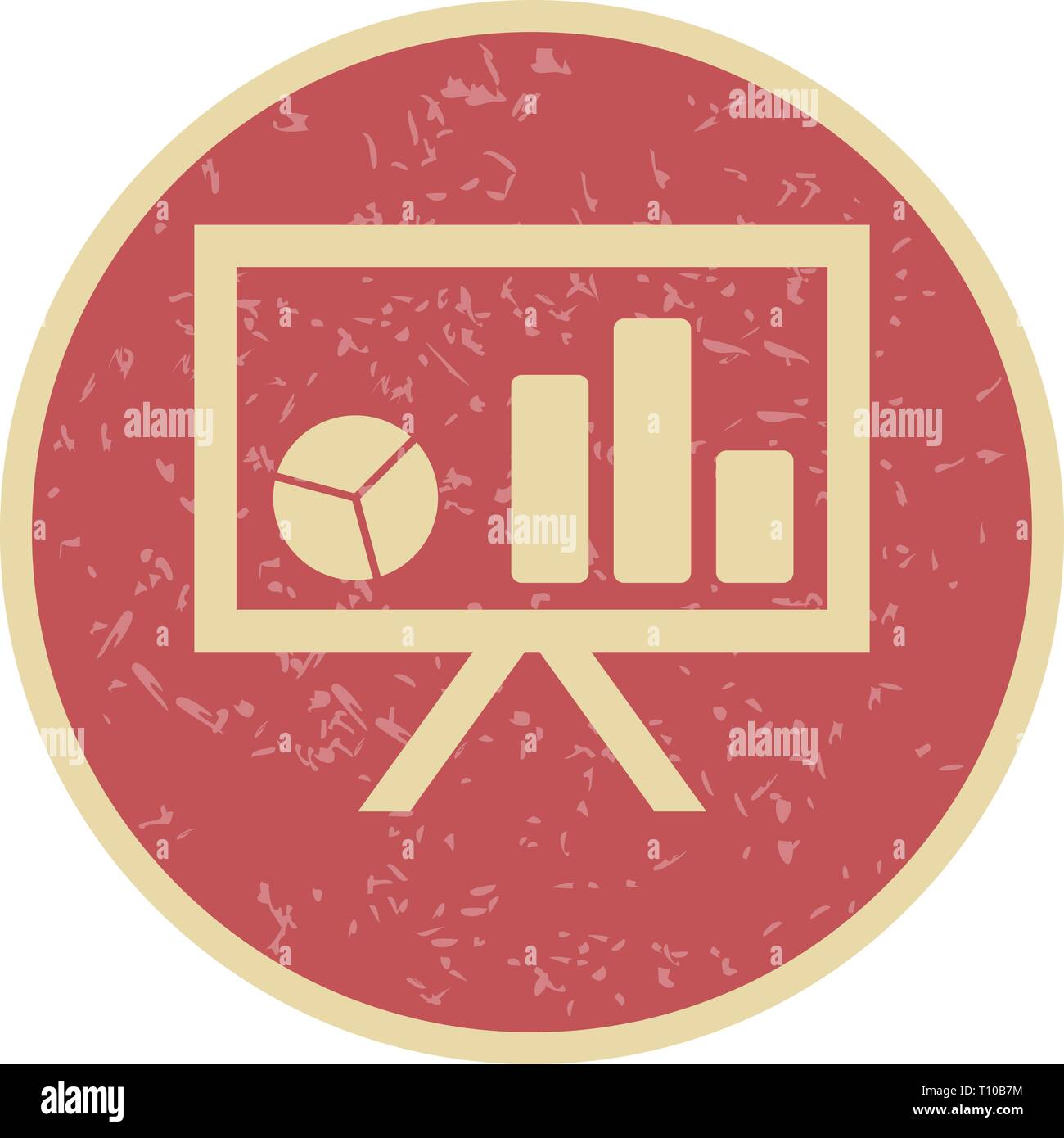 Illustration Presentation Icon Stock Photo - Alamy