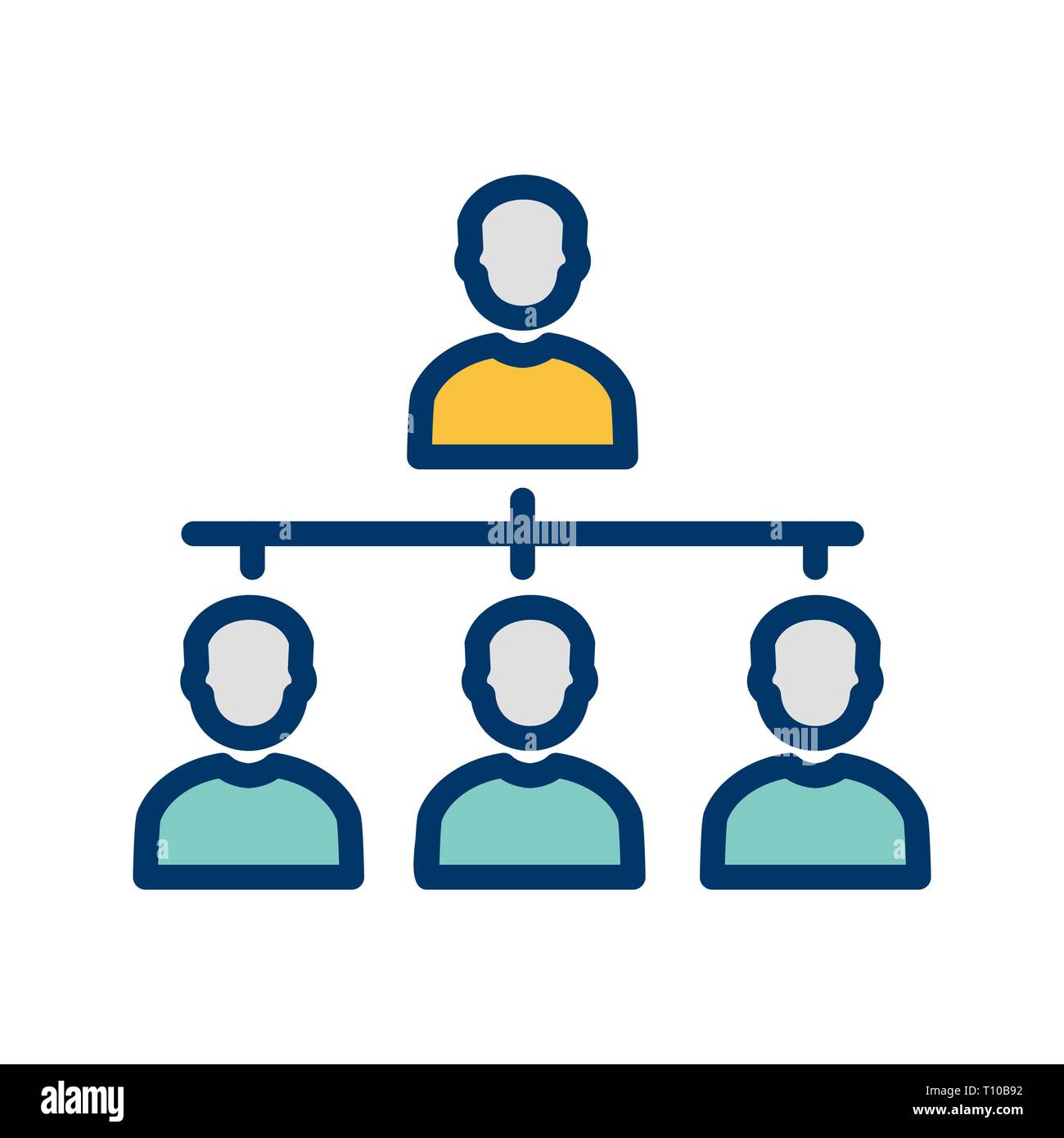 Illustration Organization Icon Stock Photo - Alamy