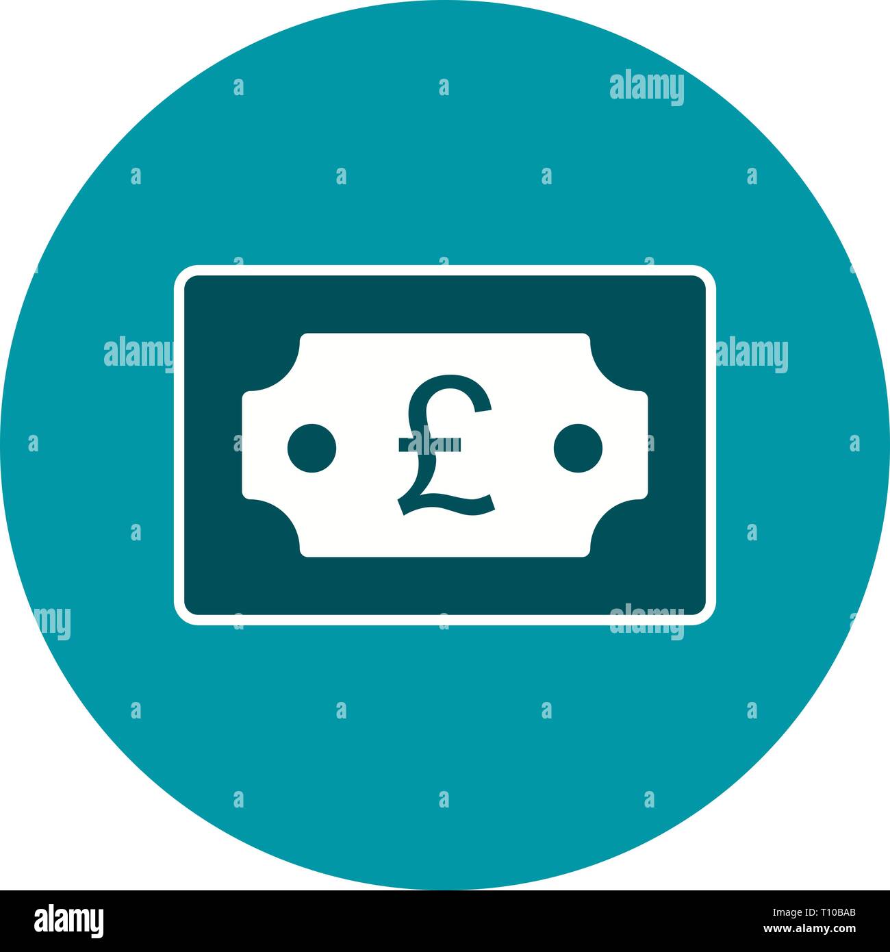 Illustration Pound Icon Stock Photo - Alamy