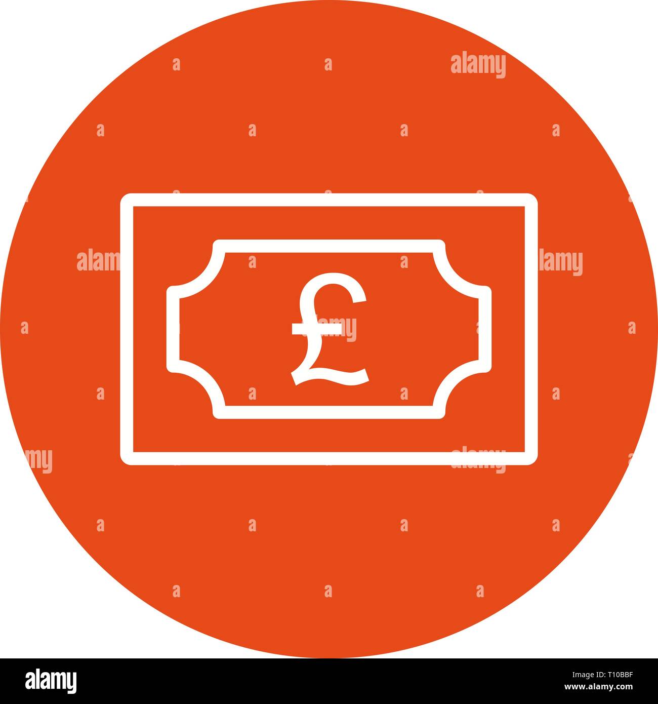 10 pound note flat hi-res stock photography and images - Alamy