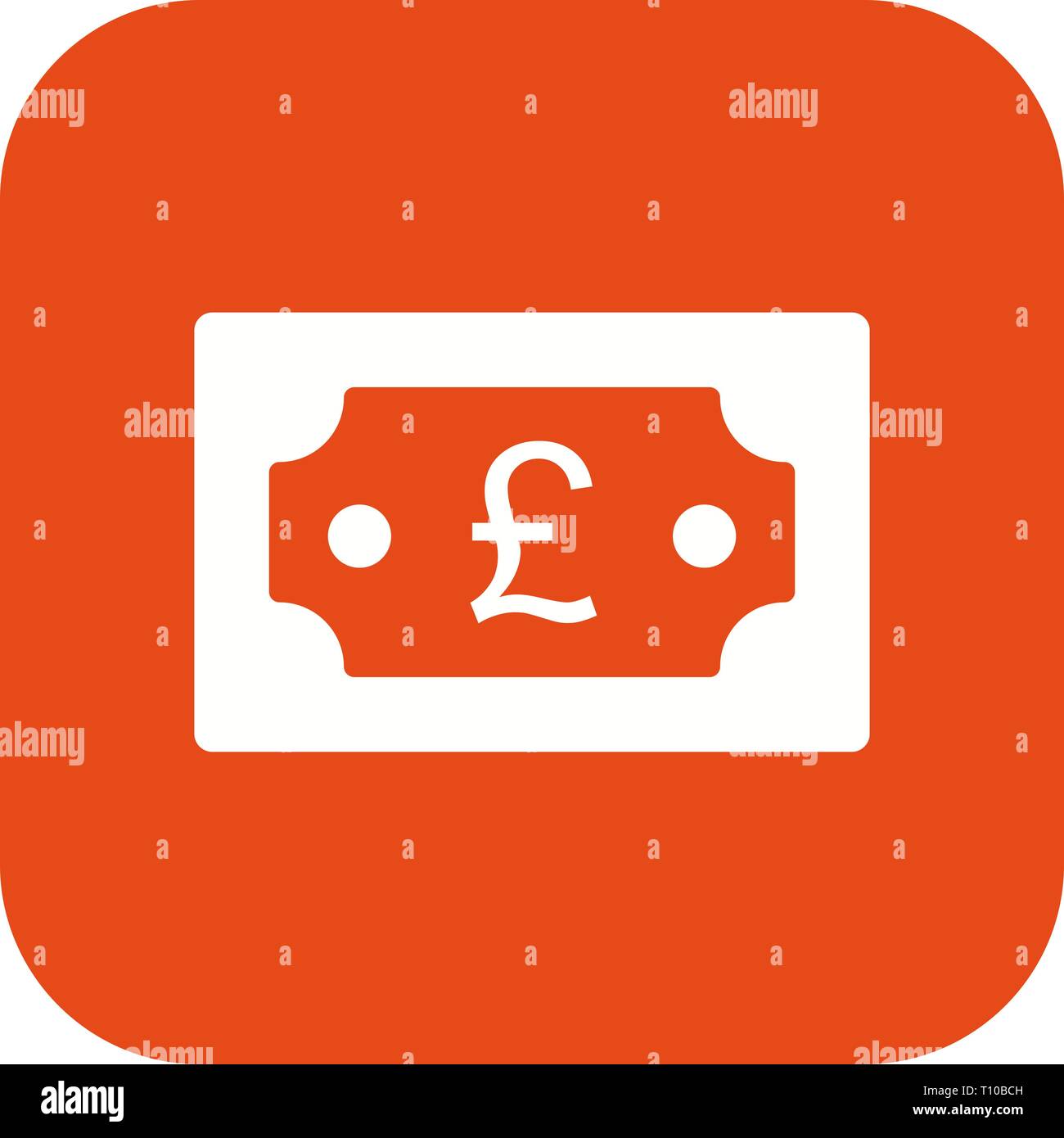 Illustration Pound Icon Stock Photo - Alamy