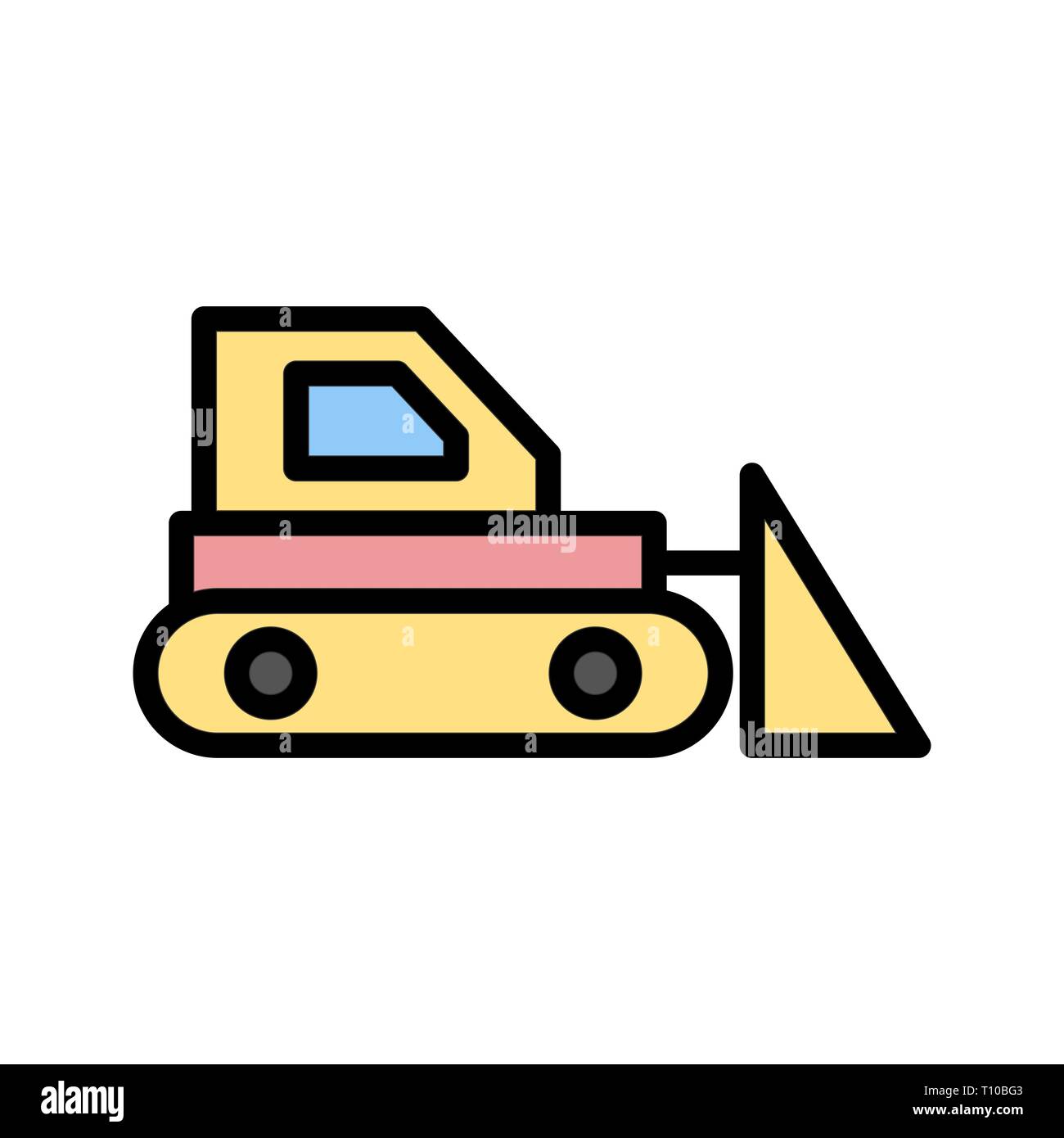 Bull dozer Cut Out Stock Images & Pictures - Alamy