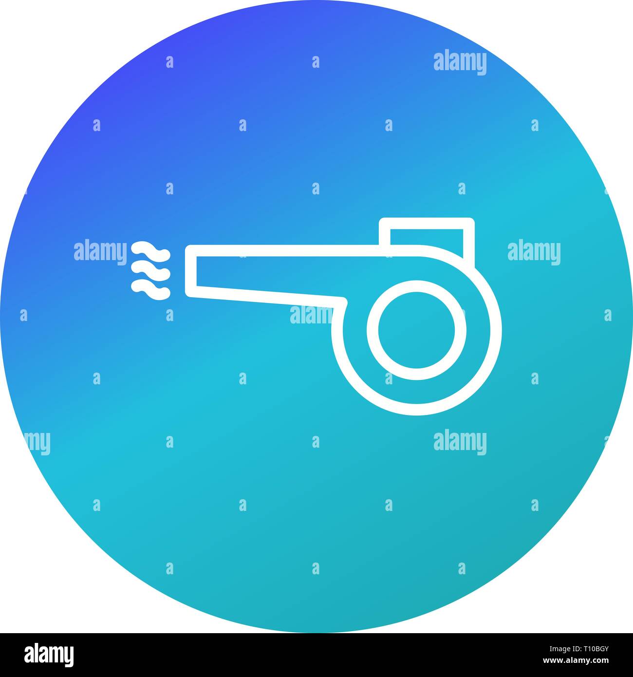 Illustration Blower Icon Stock Photo - Alamy