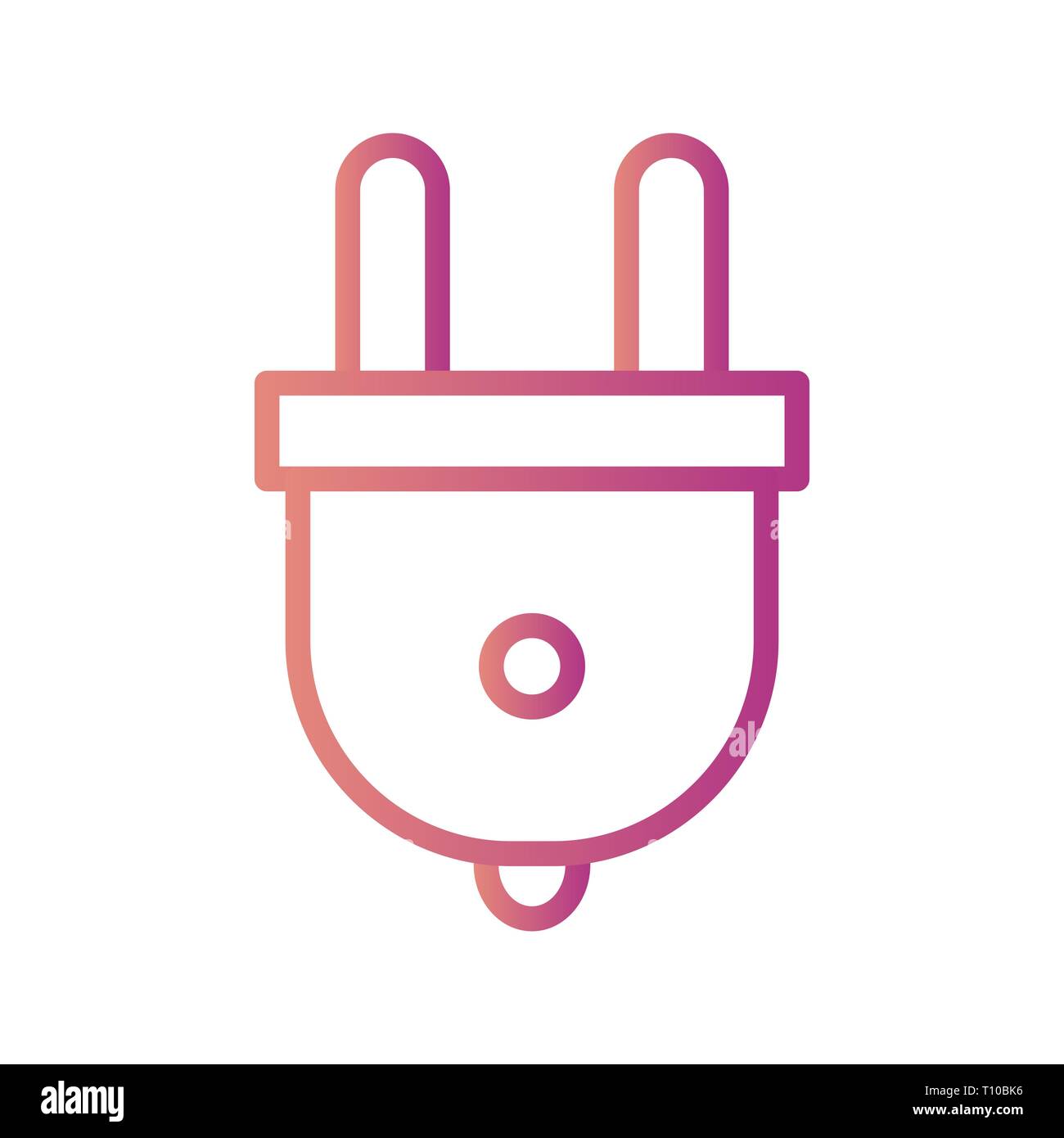 Illustration Plug Icon Stock Photo - Alamy