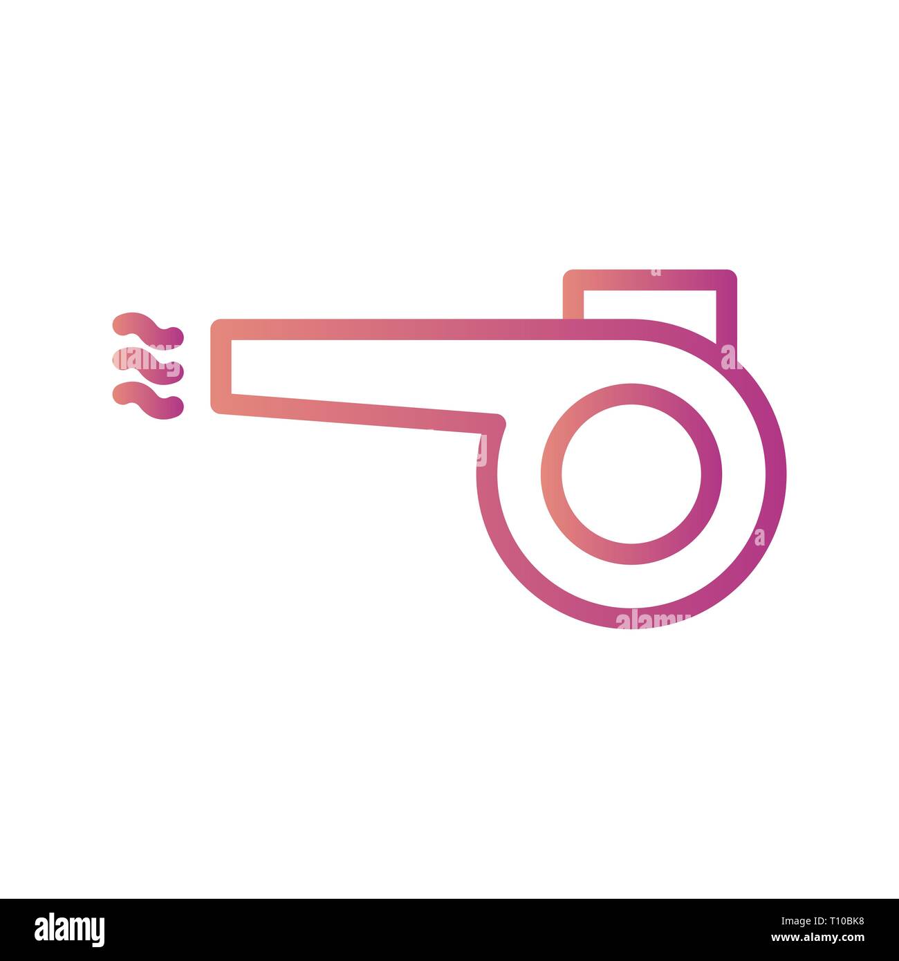 Illustration Blower Icon Stock Photo - Alamy