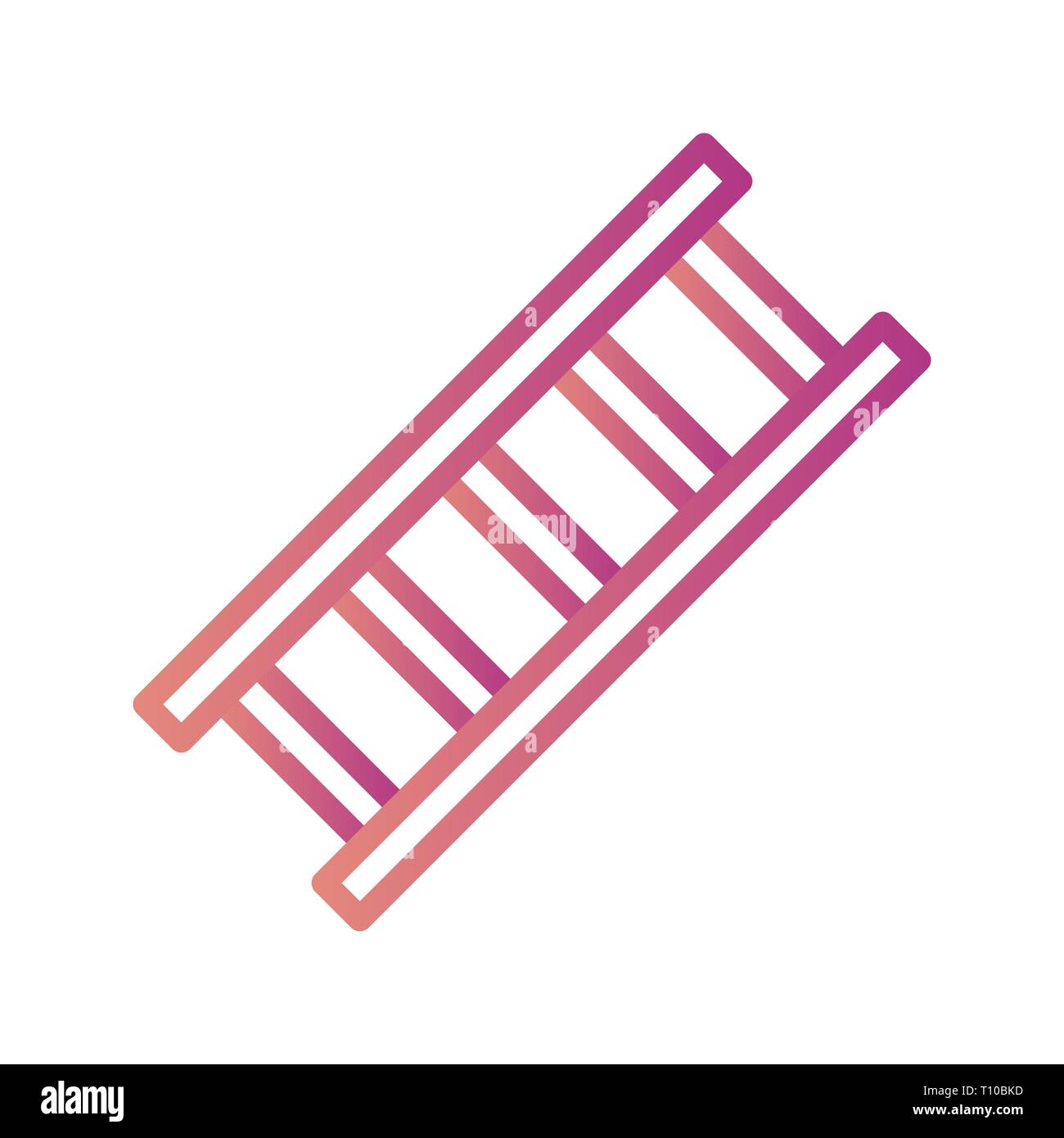 Illustration Ladder Icon Stock Photo - Alamy