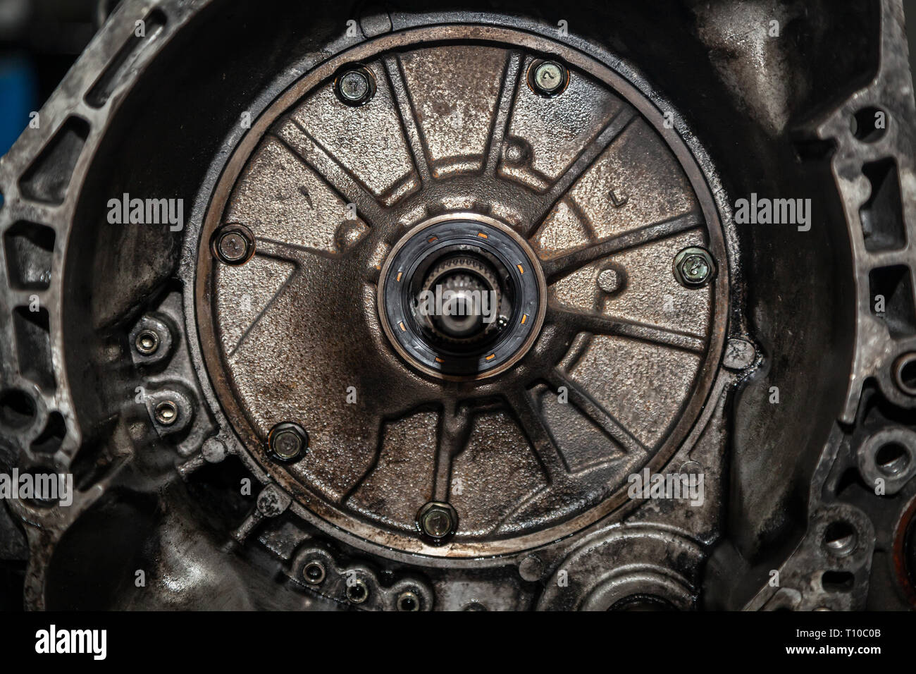 Car Repair Torque Converter Struggling With Transmission Or Torque