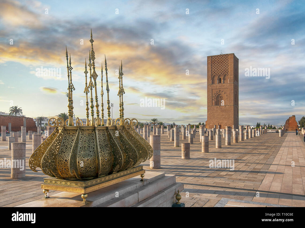 The Mausoleum of Mohammed V is a historical building located on the ...
