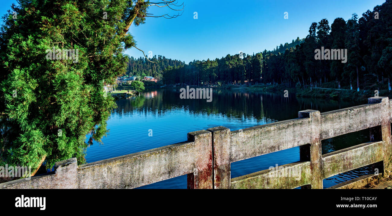 Beautiful Natural Mirik Lake,Darjeeling,India Stock Photo - Alamy
