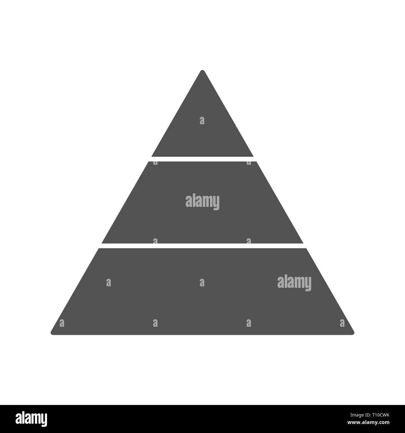 Illustration Pyramid Icon Stock Photo - Alamy