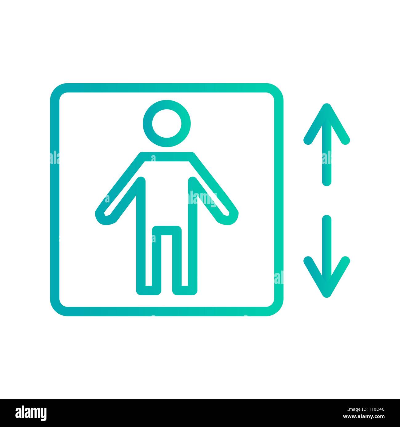Illustration Lift Icon Stock Photo - Alamy