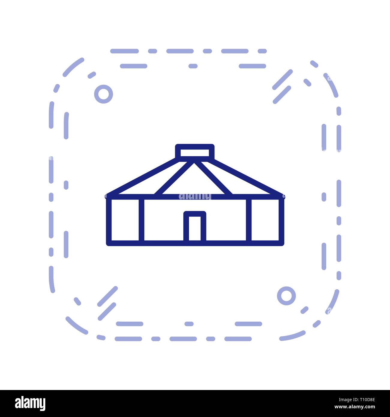 Yurt icon Cut Out Stock Images & Pictures - Alamy