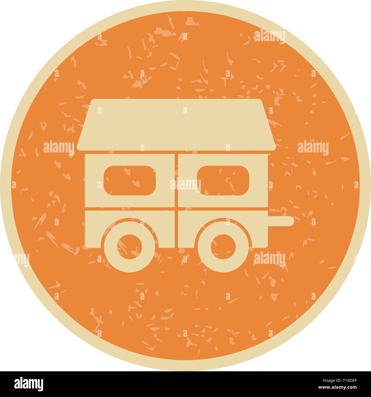 Illustration Mobile House Icon Stock Photo - Alamy