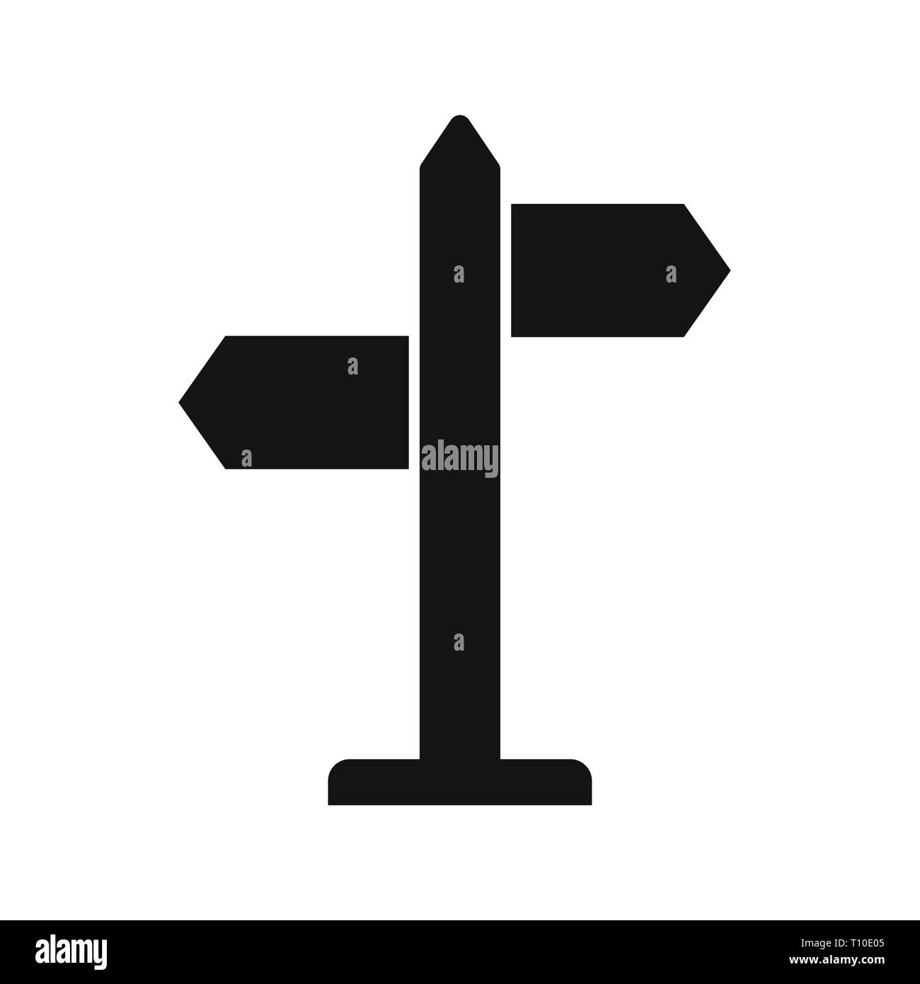 Illustration Directions Icon Stock Photo - Alamy