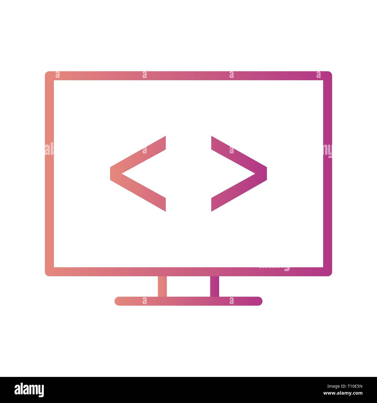 Vector Code optimization Icon Stock Photo - Alamy