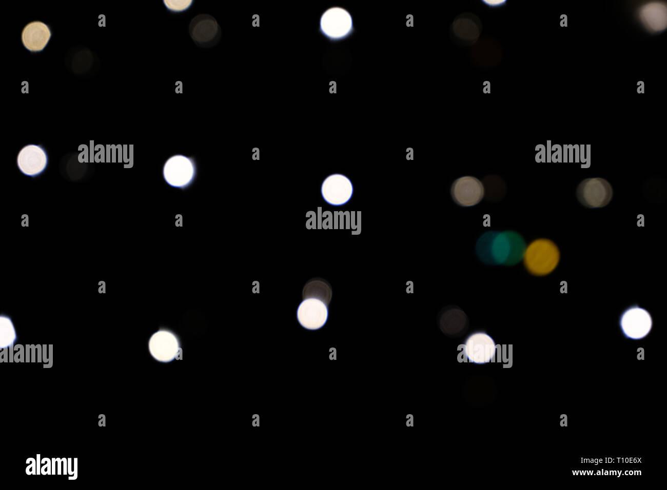Blurred banner background with dots of lights Stock Photo - Alamy