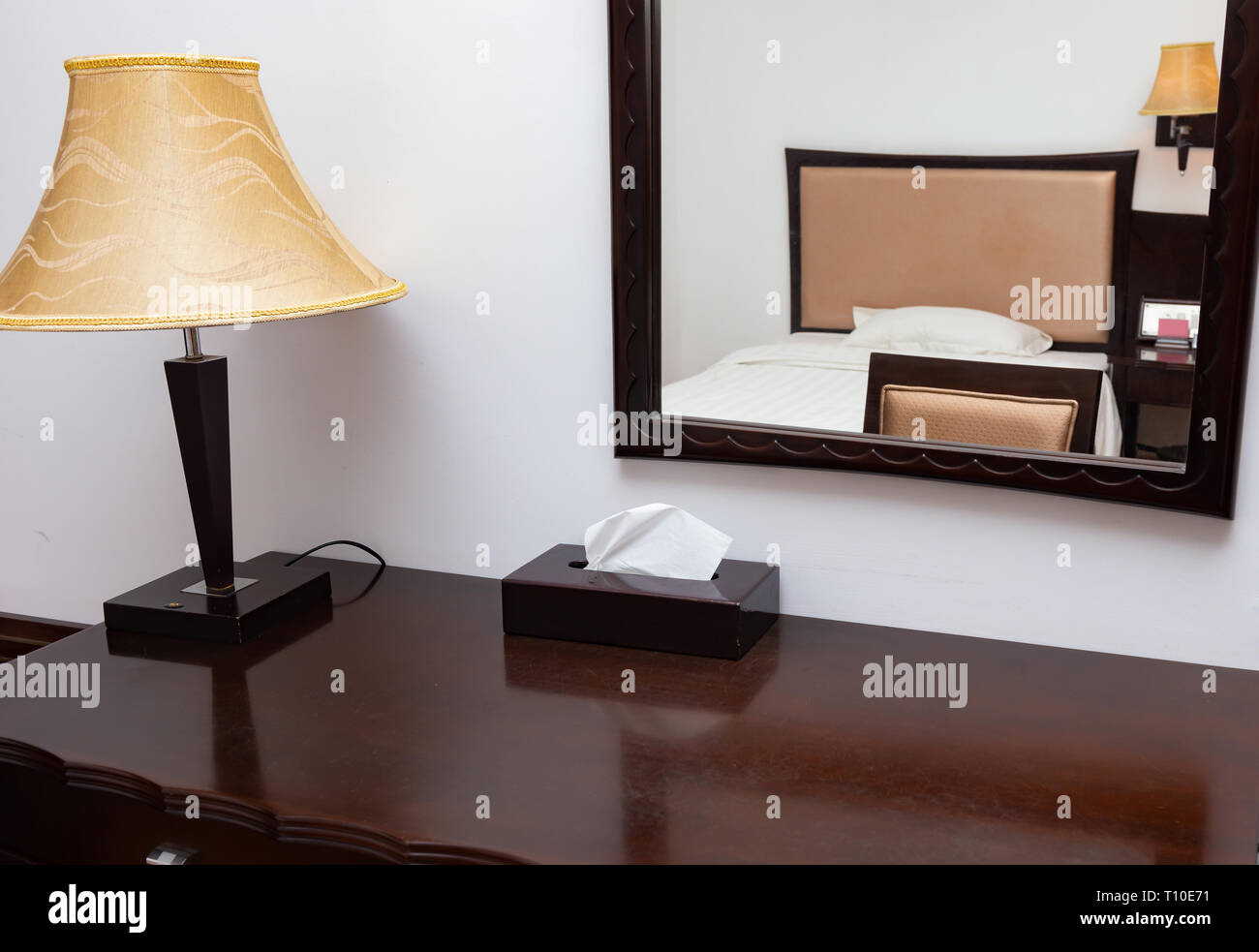 Desk in a hotel room hi-res stock photography and images - Alamy