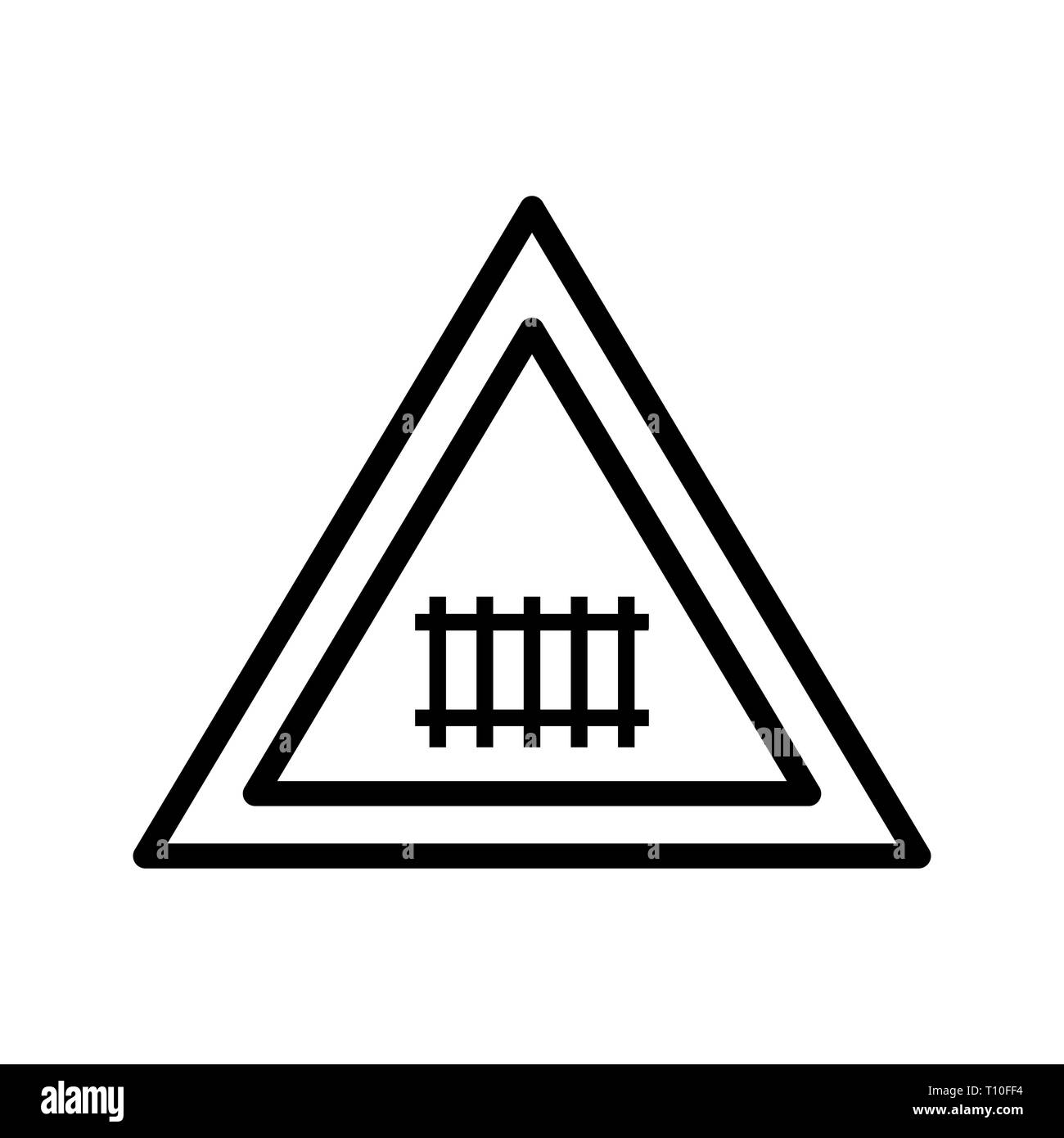 Level Crossing Black and White Stock Photos & Images - Alamy