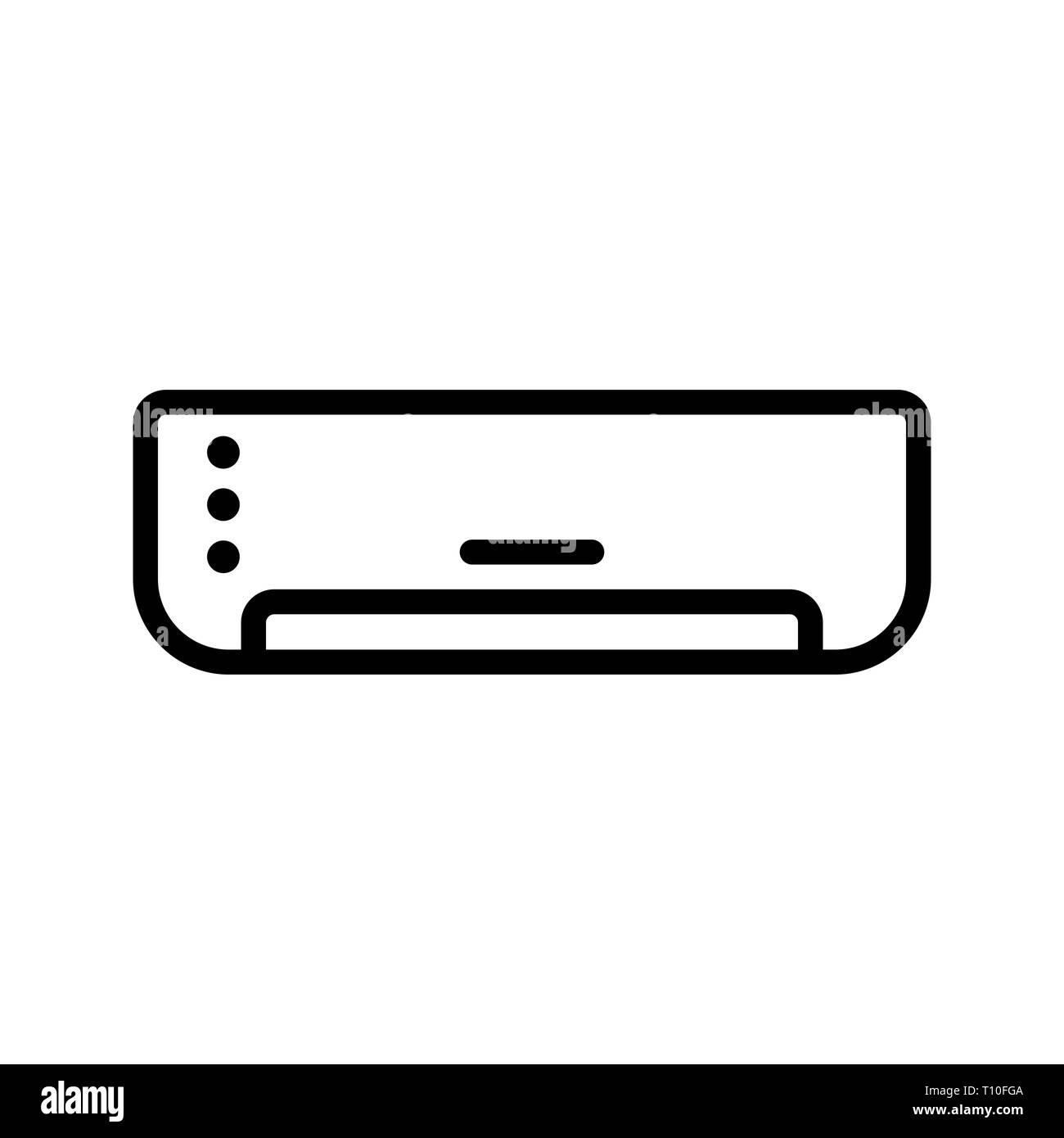 Illustration AC Icon Stock Photo - Alamy