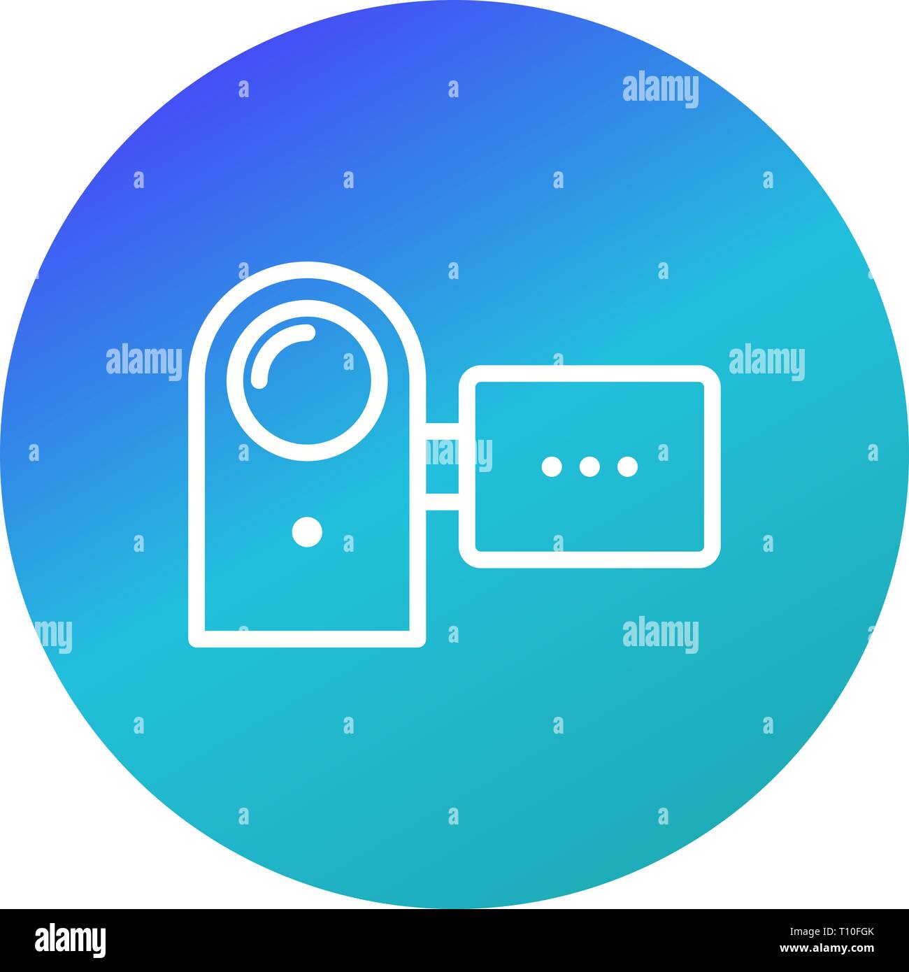 Handycam symbol hi-res stock photography and images - Alamy
