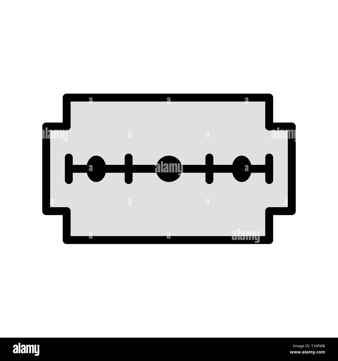 Illustration Razor Icon Stock Photo - Alamy