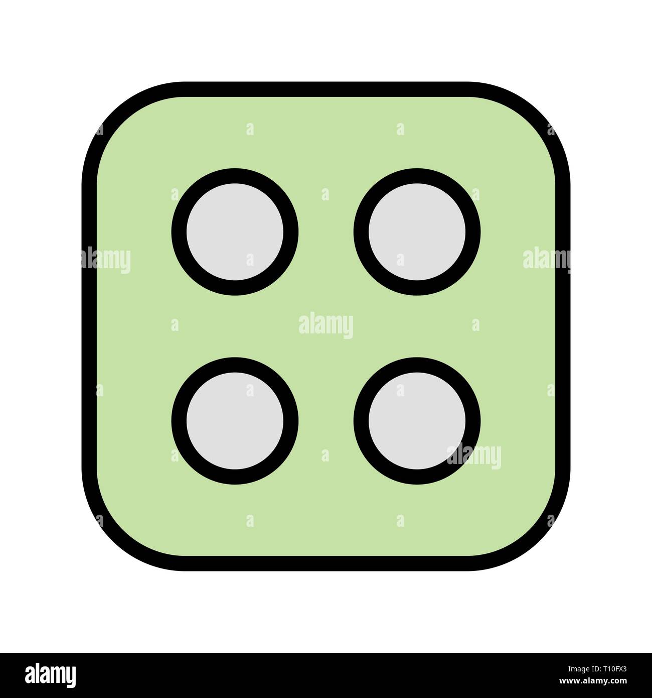 24 dice Cut Out Stock Images & Pictures - Alamy