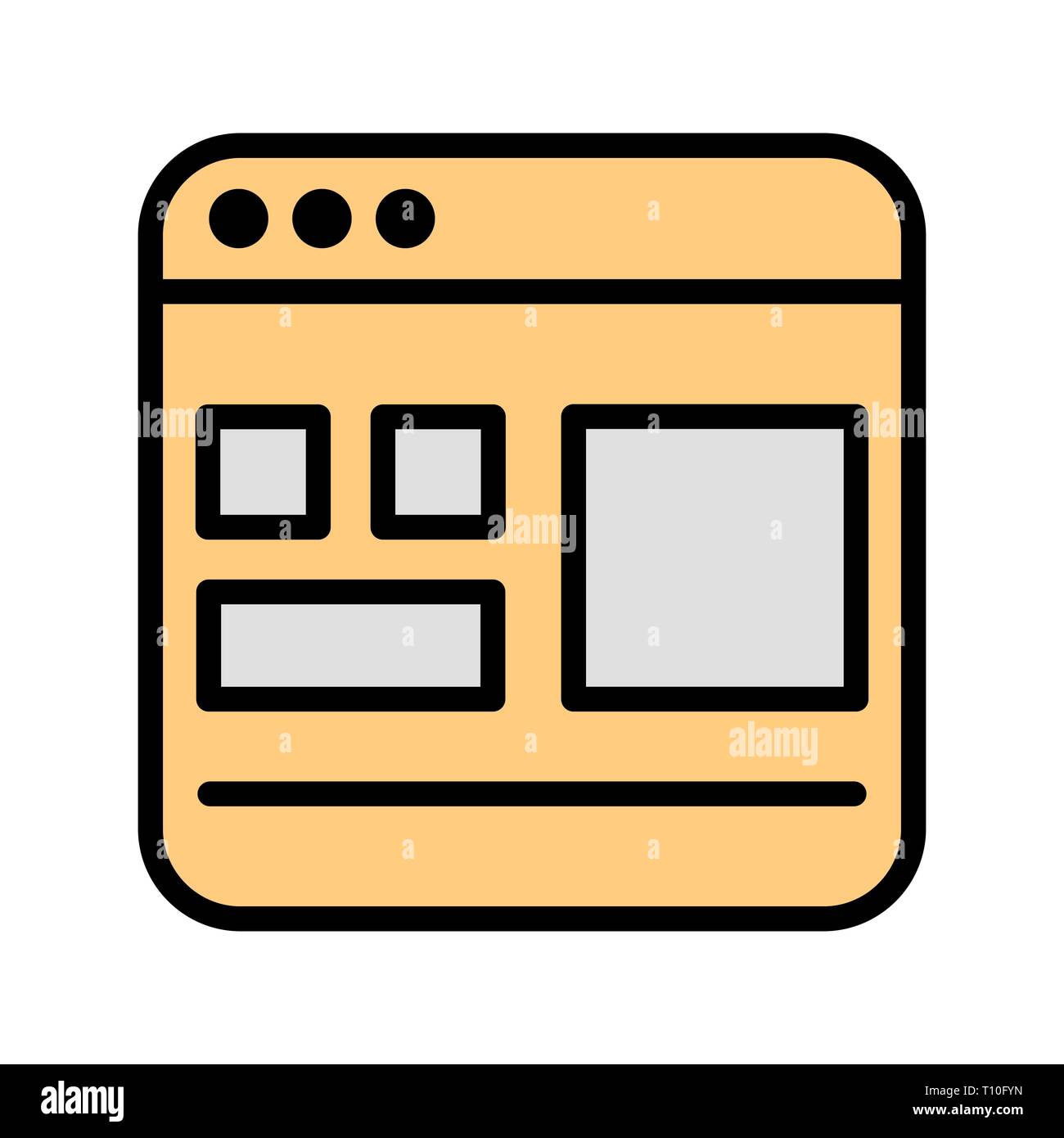 Illustration Template Icon Stock Photo - Alamy