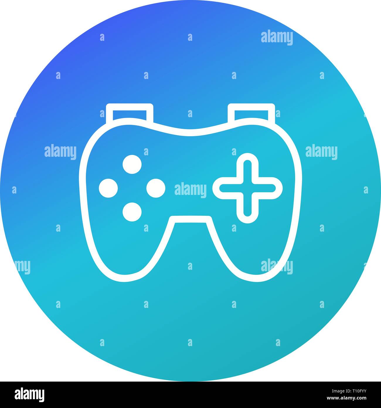 Illustration Video Game Icon Stock Photo - Alamy