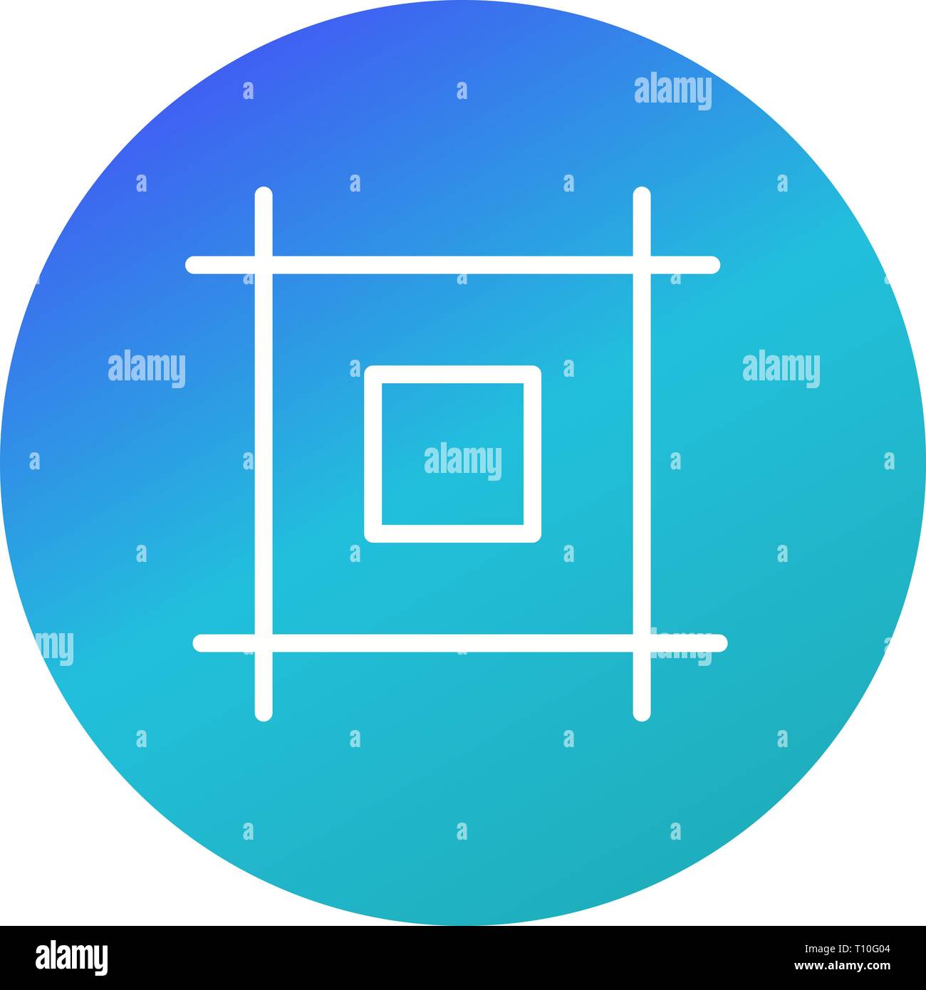 Illustration Layout Icon Stock Photo - Alamy