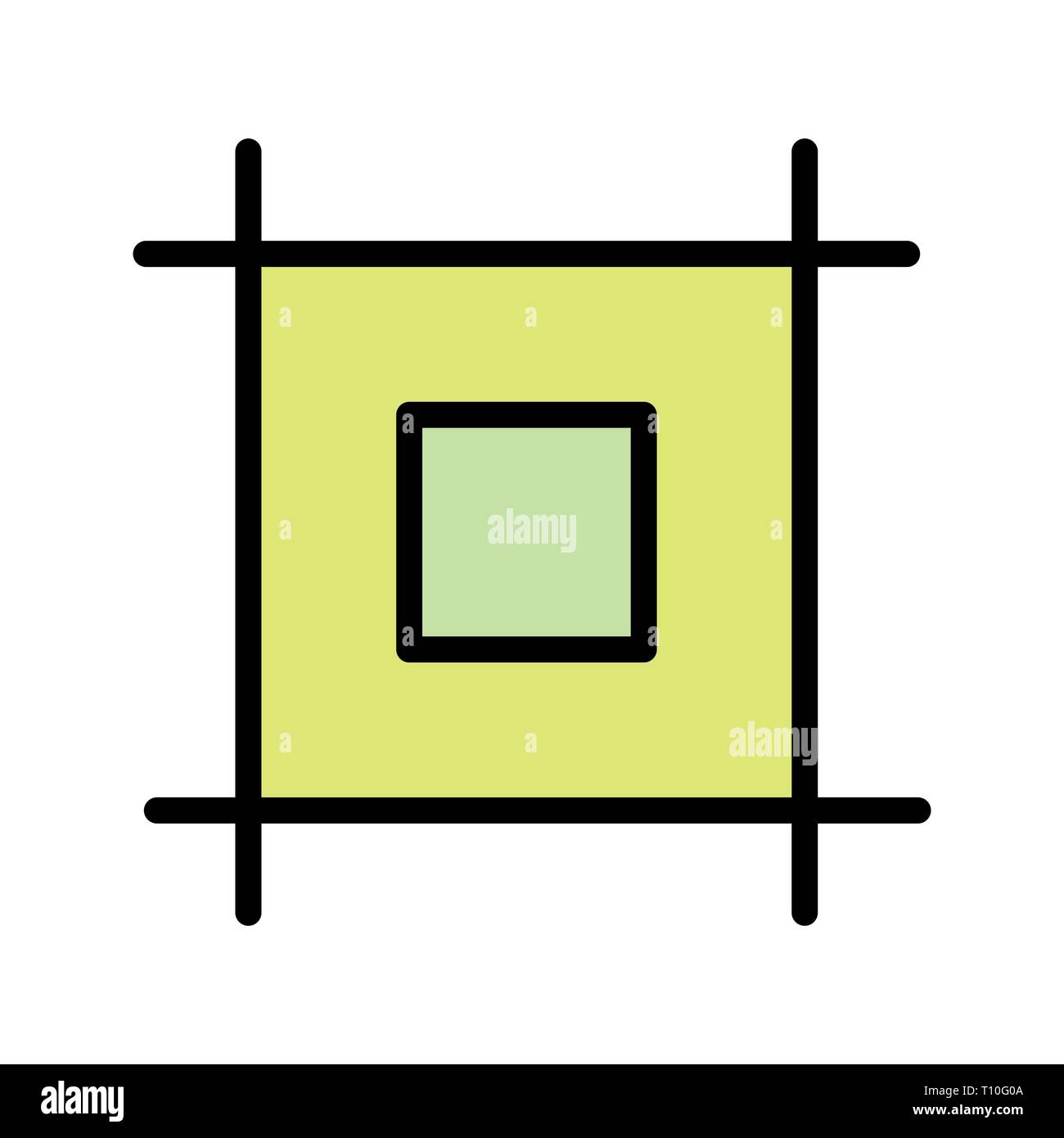 Illustration Layout Icon Stock Photo - Alamy