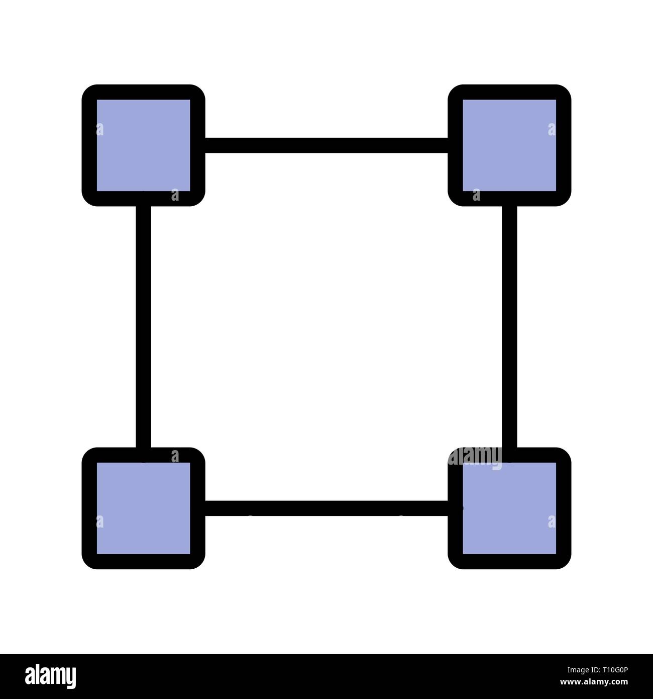 Illustration Dragging Icon Stock Photo - Alamy