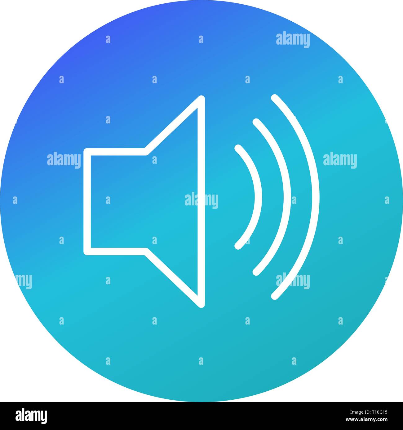 Illustration high Volume Icon Stock Photo - Alamy