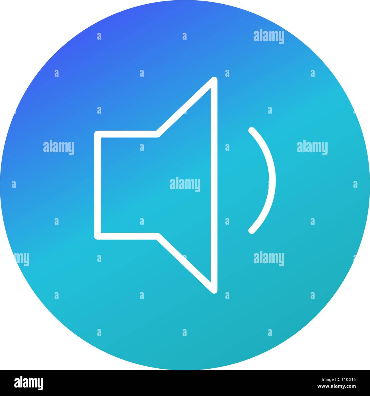 Illustration Low Volume Icon Stock Photo - Alamy