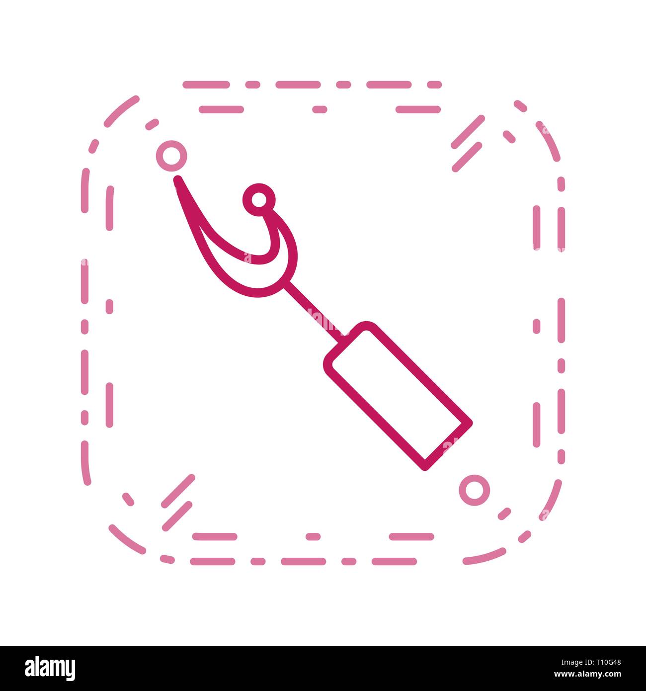 Illustration Ripper Icon Stock Photo - Alamy