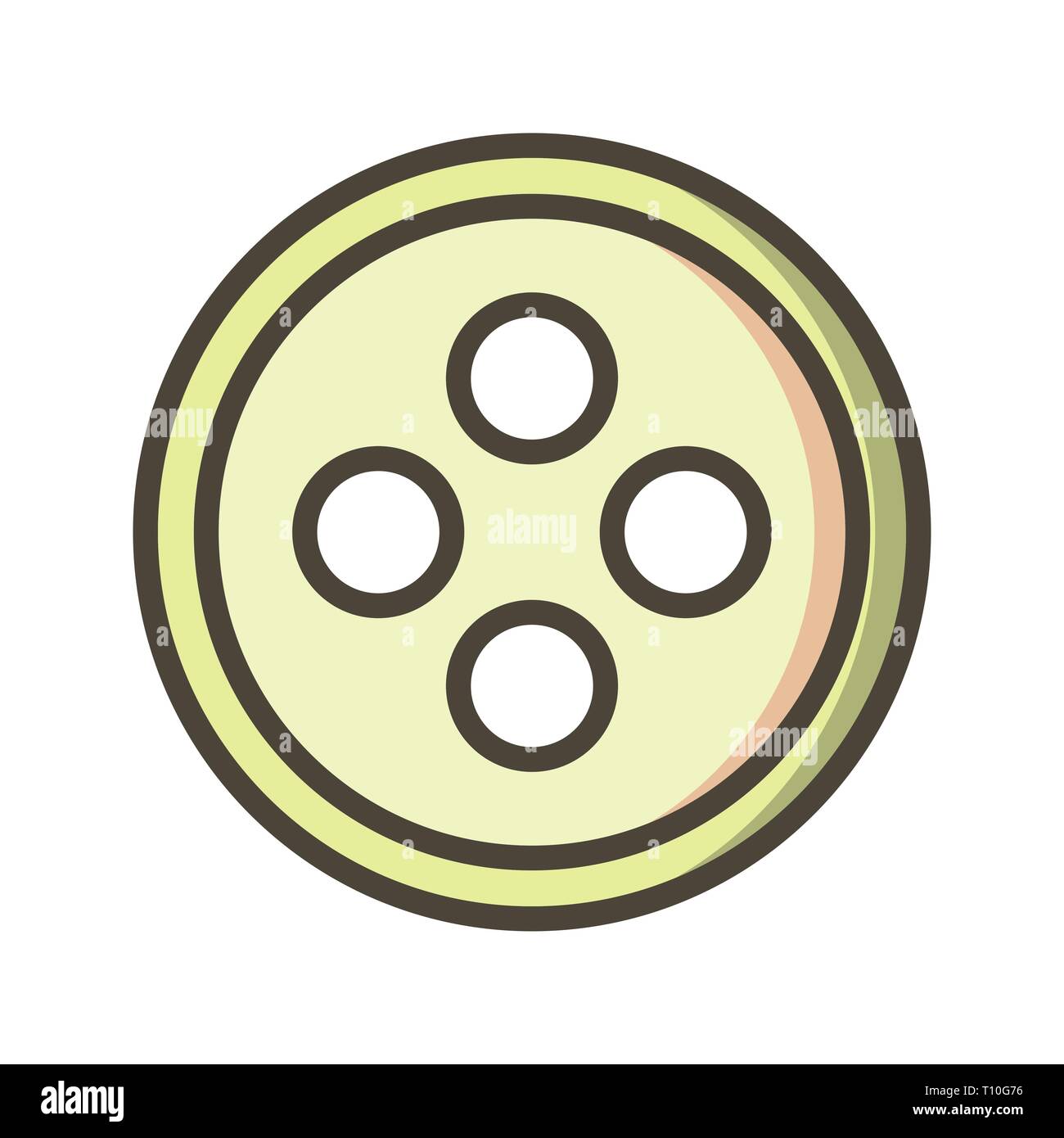 Illustration Button Icon Stock Photo - Alamy