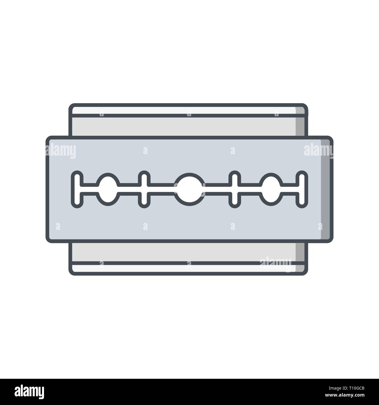 Illustration Razor Icon Stock Photo - Alamy