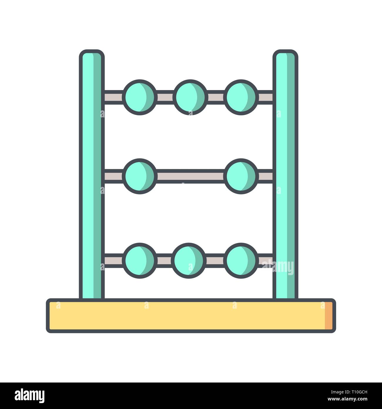 Illustration ABACUS Icon Stock Photo - Alamy Illustration ABACUS Icon Stock Photo - Alamy