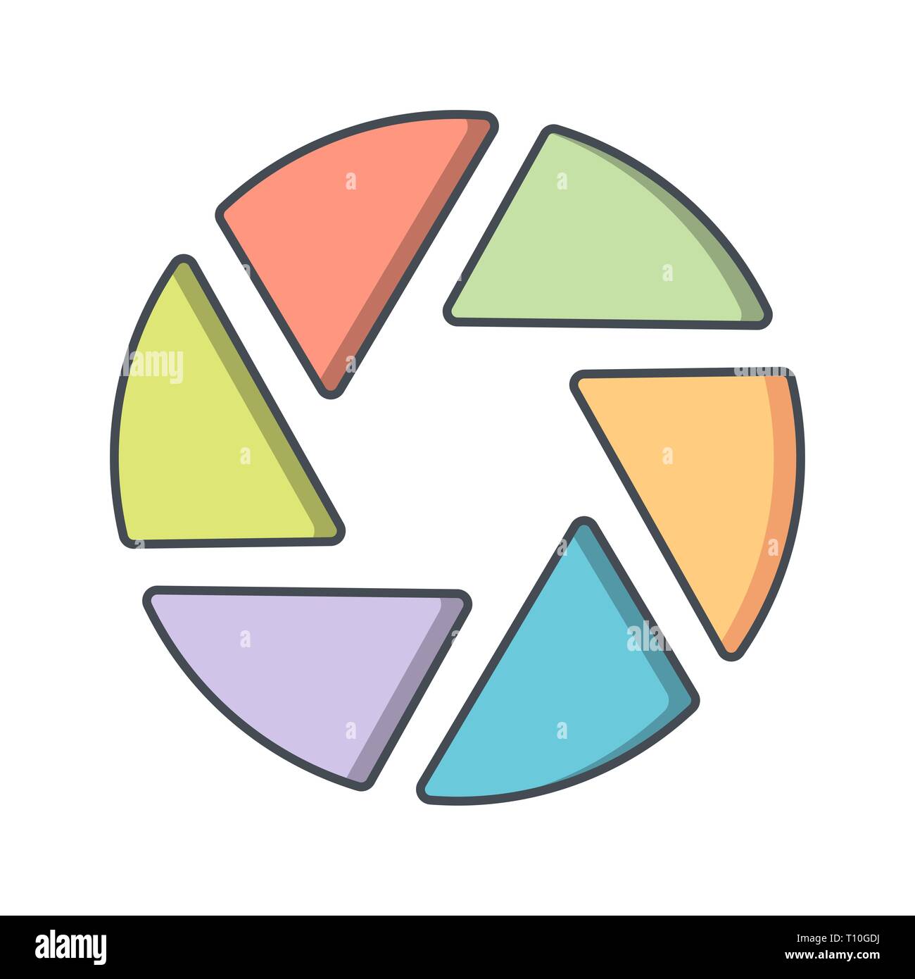 Illustration Shutter Icon Stock Photo - Alamy